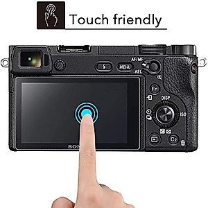 QIBOX Screen Protector Compatible with Sony Alpha a7RIII a7RIV A7R3 A9 A7RII A7SII A77II RX100 Camera, Tempered Glass Screen Guard Full Coverage Edge to Edge[3 Pack], Not for A7IV Camera