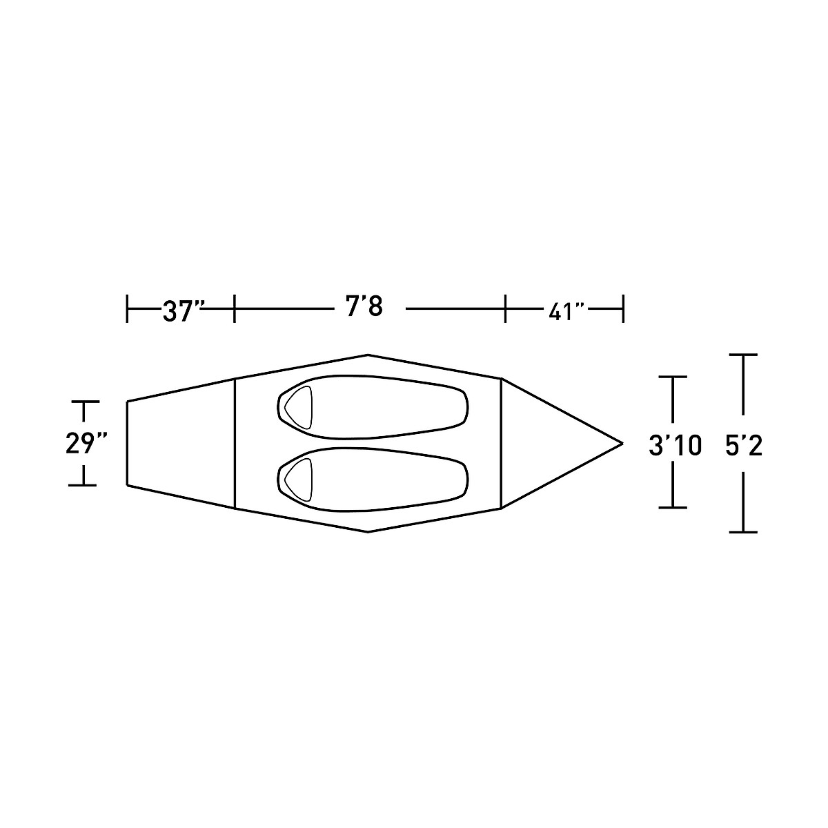 ALPS Mountaineering Tasmanian 2 Person - Orange/Gray