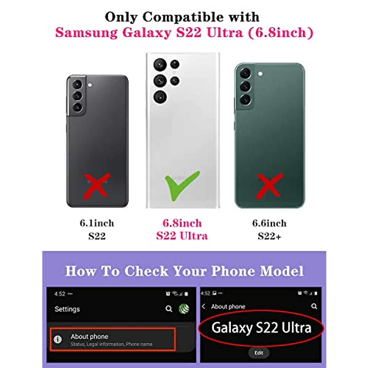 Goocrux (2in1 for Samsung Galaxy S22 Ultra Case Sun Moon Stars for Women Girls Cute Phone Cover Fashion Golden Star Print Pattern Design with Slide Camera Cover+Ring Holder Cases for S22 Ultra 6.8''