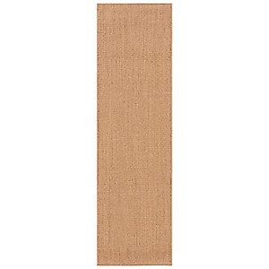 MARTHA STEWART x SAFAVIEH 2'3" x 12' Beige MSR9501B Farmhouse Sisal & Jute Runner Rug