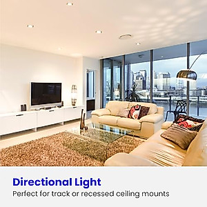 Feit Electric BR30 LED Light Bulbs, 65W Equivalent, Non Dimmable, 10 Year Life, 650 Lumens, 2700K Soft White, E26 Base Recessed Can Light Bulbs, Flood Light Bulbs, Damp Rated, 3 Pack, BR30/10KLED/3