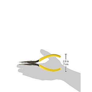 Klein Tools D203-6C Standard Long Nose Cutting Pliers with Spring, 6-Inch