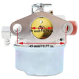 640350 Carburetor for Craftsman Tecumseh 4.5hp 5hp 5.5hp 6.0hp 6.5hp 6.75 hp Model 917.387282 917.388040 143.013802 Mower Tecumseh 640303 640262 640271 640172