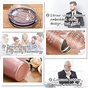 Appreciation Gift A Truly Great is Hard To Find, Novelty Travel Coffee Mug Thank You Mentor Retirement Leaving Gift for Colleague Farewell, 22 oz Mug Tumbler with Gift Box (Rose Gold)