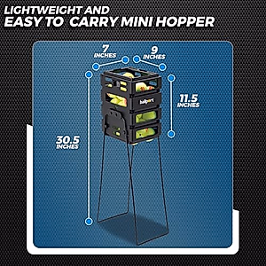 Tourna Mini Ballport Ball Pick up for Tennis - Red