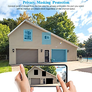 OOSSXX (Extend Camera for Wireless Camera System) 5.0MP & 130° Ultra Wide-Angle PIR Detection 2-Way Audio 2-Antennas Outdoor Home WiFi Video Surveillance