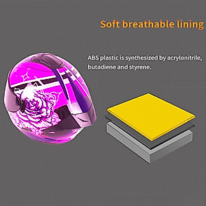 TRIPERSON Full Face Motorcycle Helmet DOT Approved Motorbike Moped Street Bike Racing Crash Helmet, Men and Women (Rose Color Mirror, Small)