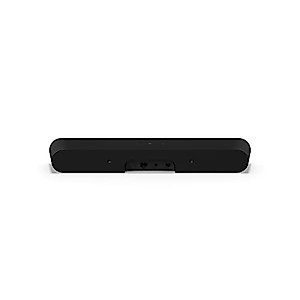 Sonos Ray Essential Soundbar, for TV, Music and Video Games - Black