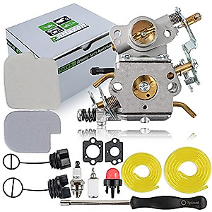 partszen C1M-W26 PP4218 Carburetor for Zama C1M-W26 C1M-W26A C1M-W26B C1M-W26C W-26B W26B Poulan P3314 P3314WS PP4218A PP4218AVX PP4018 with Air Filter replace for 545070601 530035589 545040701