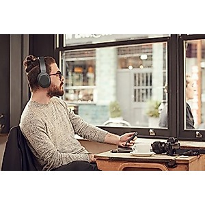 SONY - H900N Hi-Res Noise Cancelling Wireless Headphone Grayish Black Renewed