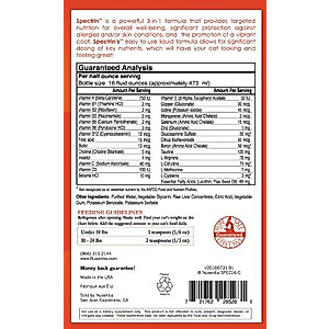 NUSENTIA Cat Vitamins - Spectrin 16 OZ - Liquid Vitamin & Antioxidant Supplement for Cats - 96 doses