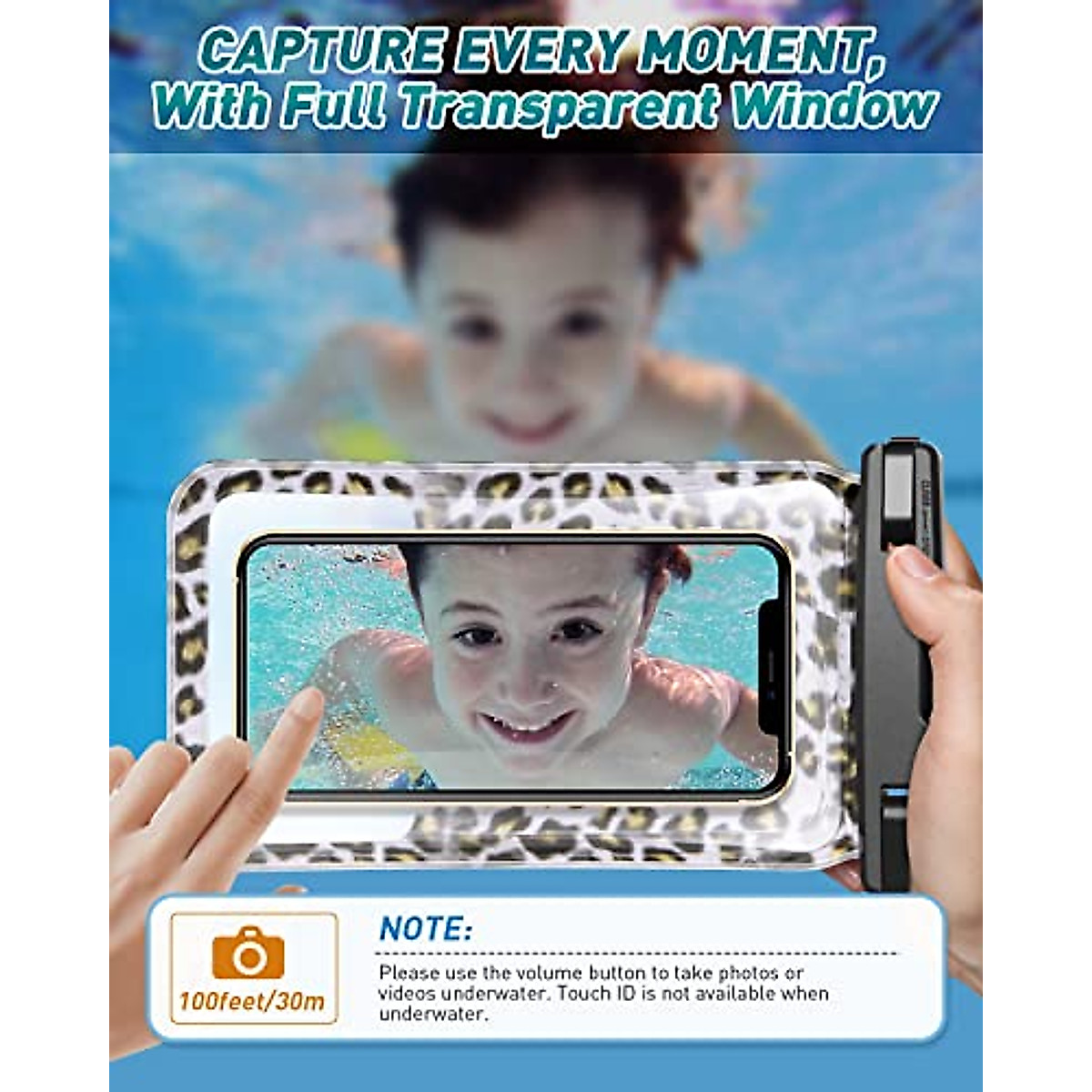 Universal Waterproof Phone Pouch, Floating Waterproof Phone Case for iPhone 14 13 12 11 Pro Max XS Plus Samsung Galaxy-7", IPX8 Cell Phone Dry Bag -4 Pack