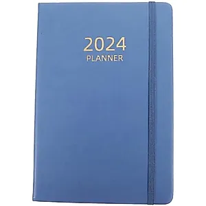 NUOBESTY Note Pads Note Book Schedule Notepad Work Calendar Daily Planner Study Notepad Efficient Calendar Work Plan Pad Teacher Planners Schedules A5 Notebook Imitation Leather