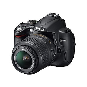 Nikon D5000 12.3 MP DX Digital SLR Camera with 18-55mm f/3.5-5.6G VR Lens and 2.7-inch Vari-angle LCD (Renewed)