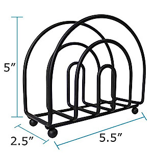 Blue Donuts Black Napkin Holder