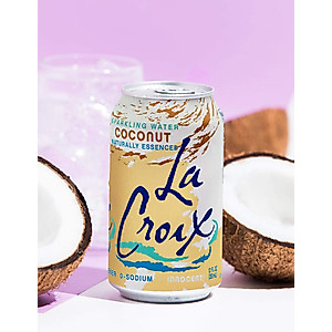 LaCroix Sparkling Water, Coconut, 12 Fl Oz (pack of 8)