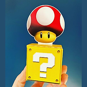 Super Mario Brothers Centerpiece Decorating Kit - 2 Boxes (8") - 1 Centerpiece (4" x 5.5") & 1 Centerpiece (7.75" x 9") Pack of 4 - Perfect for Themed Birthday Parties & Celebrations