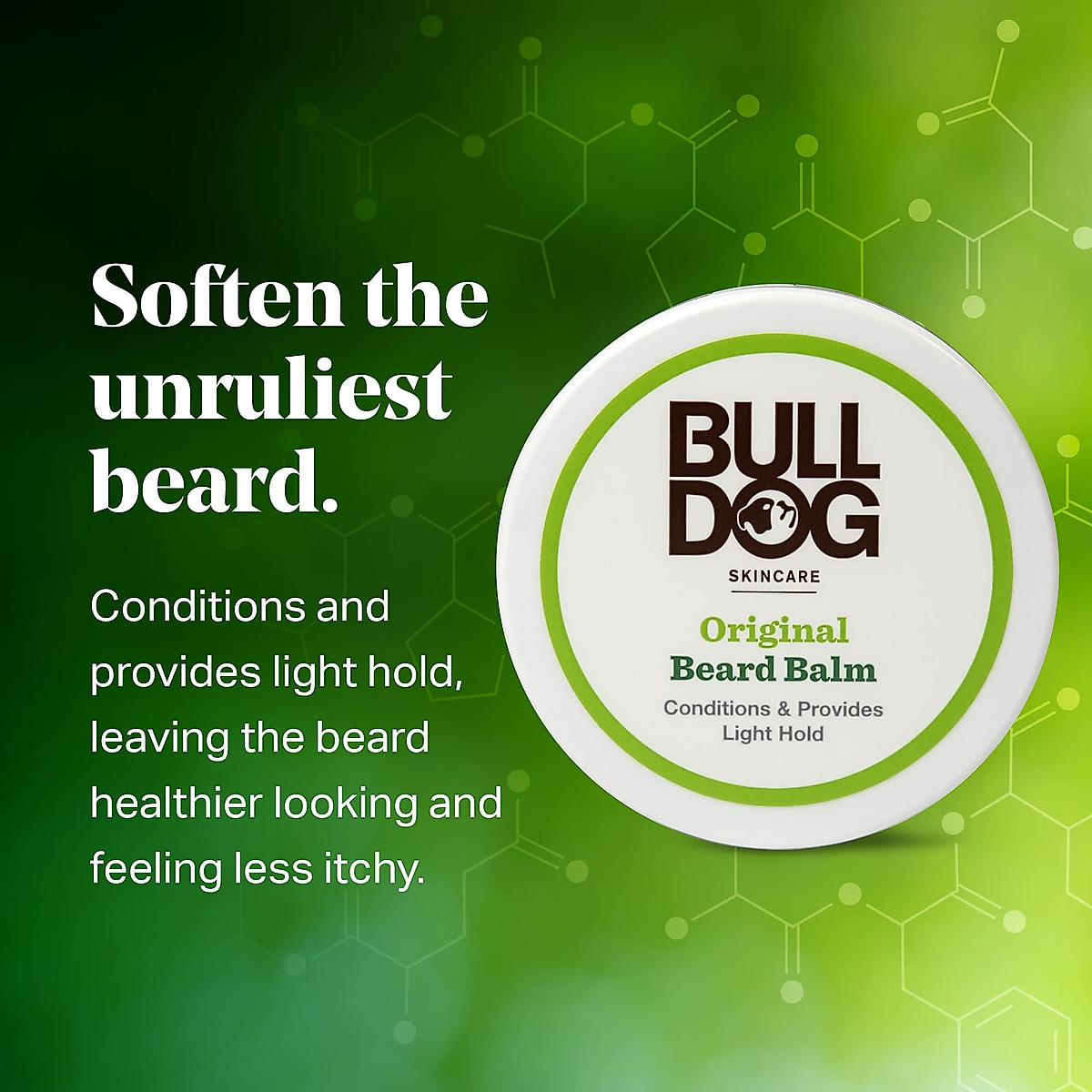 Bulldog Mens Skincare and Grooming, Original Balm Fl. Oz, Beard Care, 2.5 Ounce