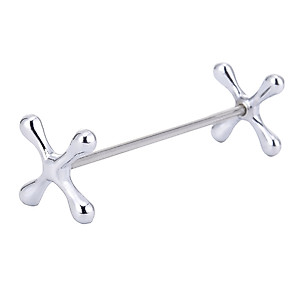 ChezMax Silver Zinc Alloy Flower Chopsticks Rest Spoons Stand Forks Knifes Holder Pack of 5