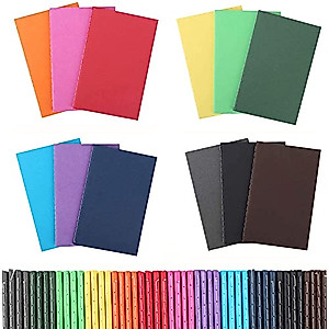 Jekkis 48 Pack Mini Notebooks Bulk, Small Pocket Notebook Set, Colorful Notepad Bulk, Mini Journal Memo Notepads, 3.5"x5.5", for Gifts, School, Office Supplies