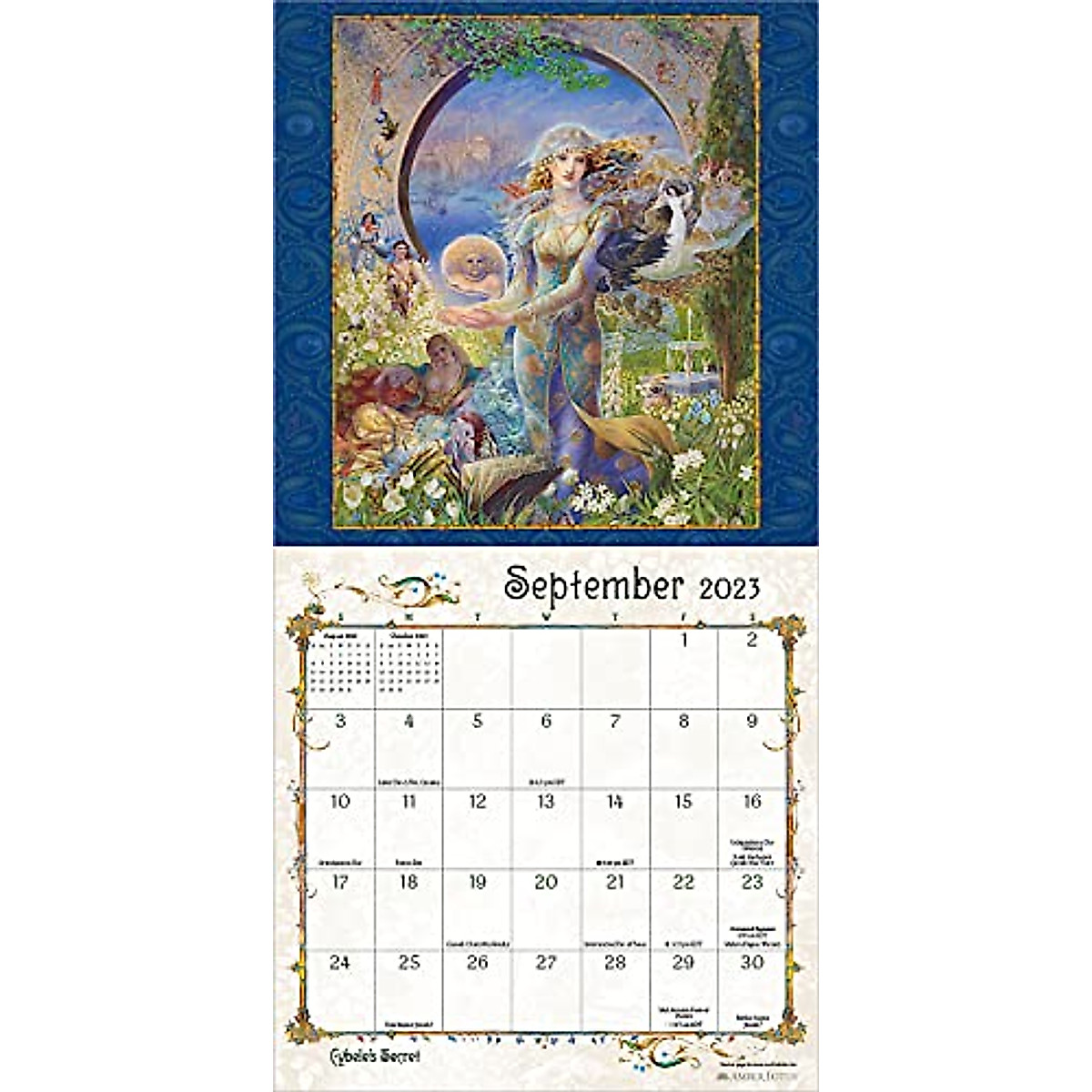 Women of Myth & Magic 2023 Fantasy Art Wall Calendar