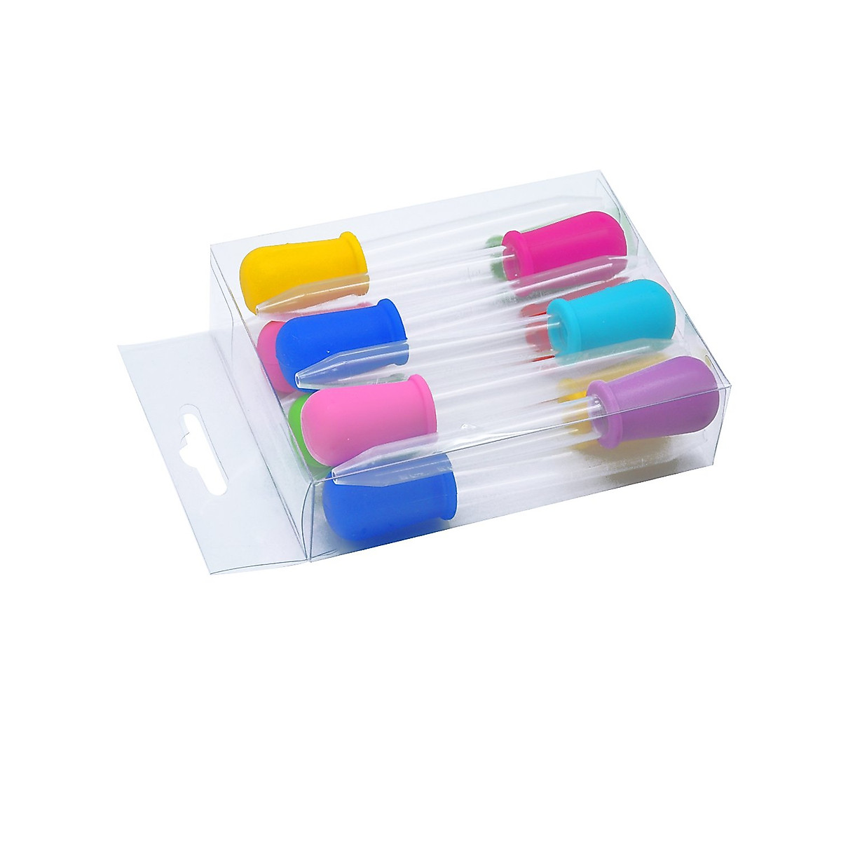 Gorse 12 Pack Liquid Droppers for Kids Silicone and Plastic Pipettes with Bulb Tip 5 ML Eye Dropper for Candy Molds