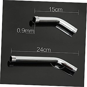 DOITOOL Rain Head Shower Arm Shower Accessories Shower Head Extension Arm Shower Extender Arm Shower Head Arm Showerhead Accessories for Bath Arm Wall-mounted Equipment