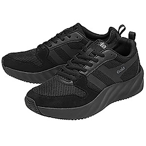 Gola Women's Lansen Road Running Shoe, Black Uni, 8