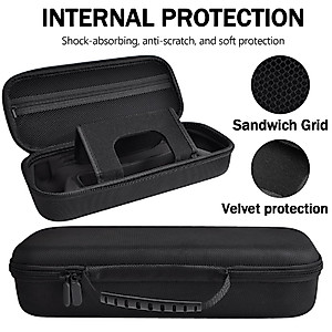 YipuVR Hard Carrying Case for Play Station Portal Remote Player,Waterproof Storage Bag Compatible with New PS Portal 5 Handheld Game Consoles,EVA Travel Storage Case-Only Case