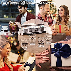 The Office Shot Glass Set, The Office Merchandise, The Office Gifts, 4PCS Office Inspired Shot Glasses, The Office Gifts for Office Lovers, The Office TV Show Merchandise, The Office Show Fans Gifts