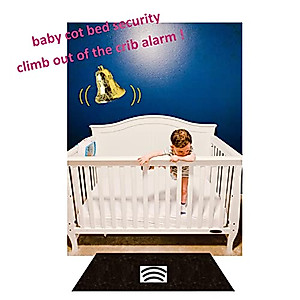 Pandya France Crib Safety Kids Mat Fall Detector Alarm Device Crib Falls (35cm x 55cm)