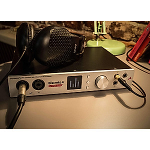 Antelope Audio Discrete 4 Synergy Core Desktop Audio Interface for Music Professionals - Thunderbolt & USB 4 Channel Microphone Preamp Recording, Streaming Studio Audio Interface w/37 FX Included