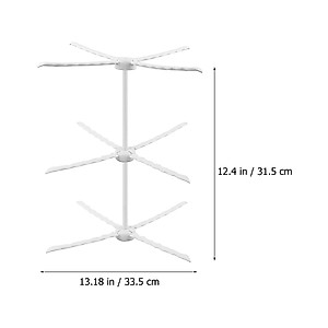 PRETYZOOM 2pcs Drying Rack Decor Foldable Clothing Rack Fresh Pasta Dryer Flower Dryer Stand Flower Drying Holder Fondant Flower Dry Rack Collapsible Flower Stand Tool Flowers Air