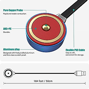 TUSITA MCC3 1A/1.5A/2A Magnetic Charger Compatible with Olight Odin | Odin Mini | PL-Pro | Baton3 | Warrior Mini2 | Perun 2 | Seeker 3 pro|Warrior X3 3S | Baldr Pro R - 50CM