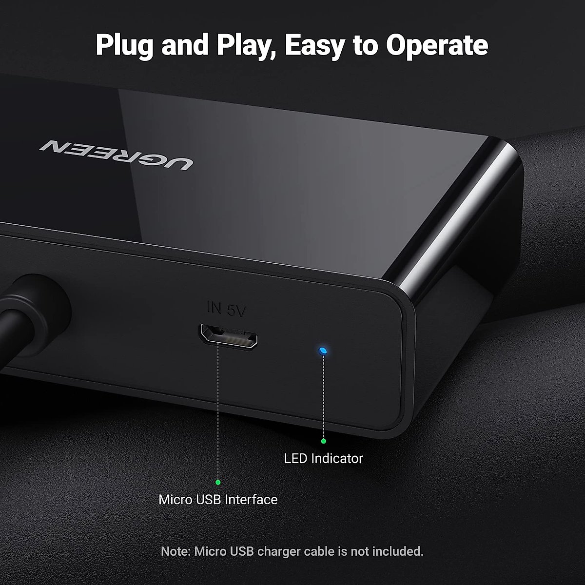 UGREEN VGA Splitter 1 in 2 Out Screen Duplication Support Mirror Mode Only Y Splitter Computer Monitor VGA SVGA Port with 1M Cable Support 1080P 60Hz for Laptop PC to Monitor