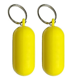 Kayak Floating Keyring Fender Buoyant Key Ring Marine Sailing Boat Float Canal Keychain (White 2)