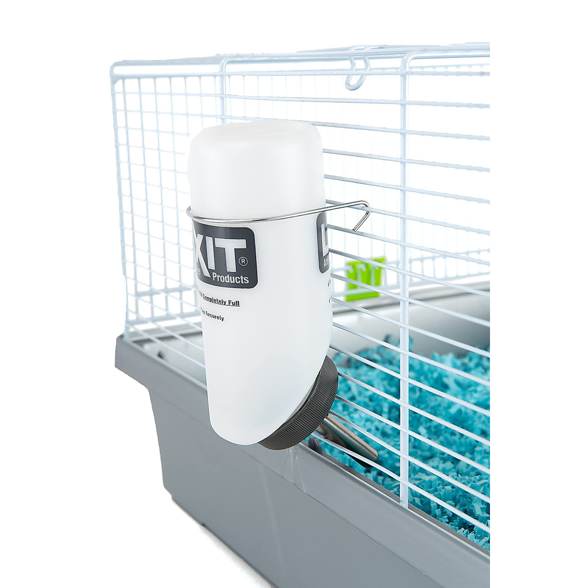 Lixit Wide Mouth BPA-Free Cage Water Bottles for Rabbits, Ferrets, Guinea Pigs, Rats, Chinchillas, Hamsters, Mice, Hedgehogs, Gerbils and Other Small Animals. (Translucent, 8 Ounce Pack of 2)