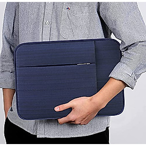 Lacdo Laptop Sleeve Case for 14 inch New MacBook Pro M2 / M1 Pro Max A2779 A2442 2023-2021, 13.5 inch Microsoft Surface Laptop 5 4 3 2 1/13.5" Surface Book 3 2 1 Computer Bag Water Resistant, Blue