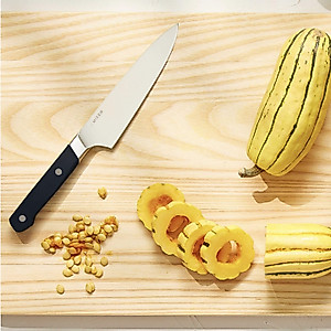 Misen 5.5 Inch Utility Knife - High Carbon Stainless Steel Kitchen Knife for Chopping & Slicing - Ergonomic Design for Culinary & Professional Chefs - Black