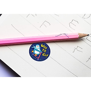 Reward Stickers for Kids by Sweetzer & Orange - 1008 Stickers, 8 Assorted Designs, 1 Inch School Stickers - Teacher Supplies for Classroom, Potty Training Stickers and Motivational Stickers