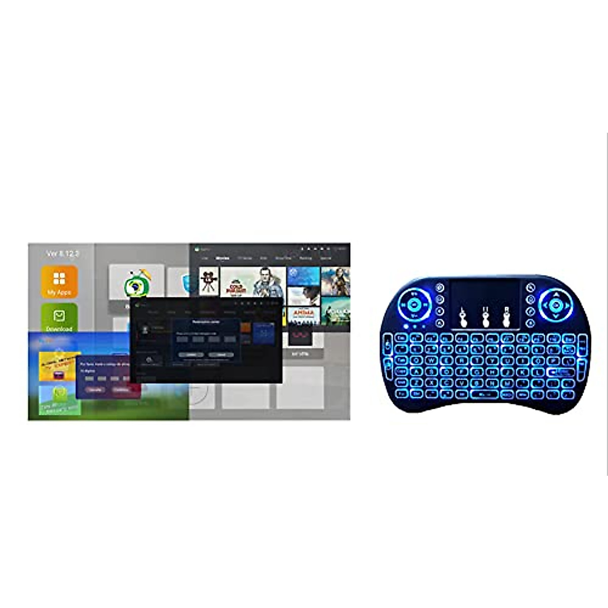 Brazil IP-TV Exculsive Renew Code Brasil Code 1 Year Upgraded TV Movies, Canaiss Services and 1 Mini pad, Valid for A1/A2/A3/ HTV Box