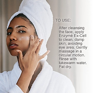 Pharmagel Enzyme Ex-Cell - Gentle Papaya Face Exfoliator Scrub for All Skin Types - 6 Ounces