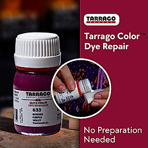 Tarrago Quick Color Dye Leather and Canvas Repair - 25 ml Leather Shoe Dye for Dyeing of Leather Footwear, Bags, Shoes, Jackets, Purses & More - Dark Beige #606