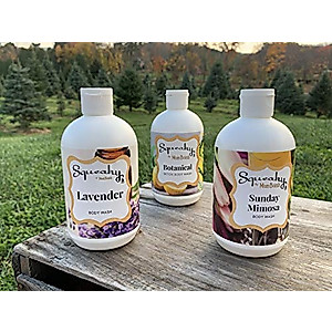 Squeaky by Mom Bomb Botanical Detox Body Wash- Therapeutic rosemary oil helps rids the body of fatigue and tension Body Wash provides you with the excellent moisture your body needs. (6005)