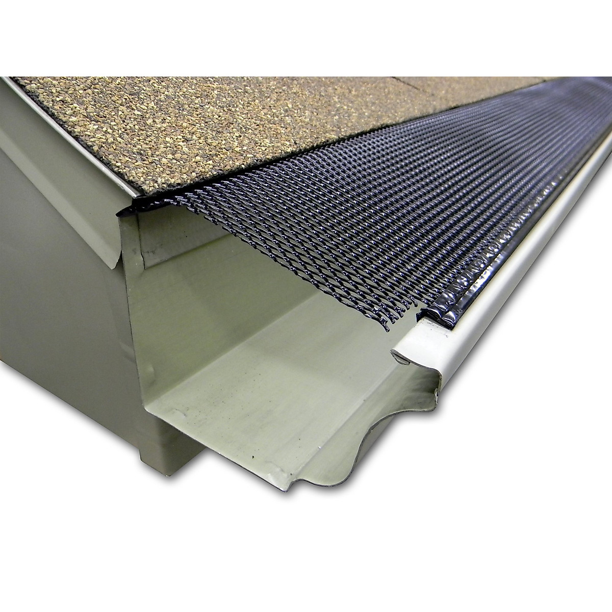 6" Small Hole Speed Screen / 6" Gutter Guard / 6" Gutter Protection Powder-coated Black (100ft/box)