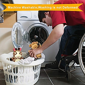 Zoo Animals Hand Puppets Set of 4 -Elephant, Tiger, Giraffe, Monkey Plush Animal Toys for Kids Babies and Toddlers Social Skills…