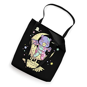 Kawaii Pastel Goth Bear Cute Creepy Bear Tote Bag