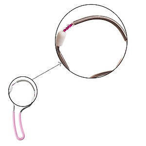 4 Pcs Facial Hair Remover Manual Epilator Spring Spring Face Hair Remover with Handle Hair Epilator Tool (Random Color)