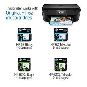 HP Envy 5660 Wireless All-in-One Photo Printer with Mobile Printing, Instant Ink ready, Refurbished (F8B04AR)