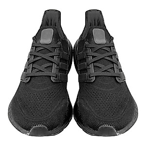 Endoto 2 Pairs Shoelaces Replacement Flat Laces for Adidas Ultraboost 19/20/21/22/23 1.0/2.0/3.0/4.0/5.0 Sneaker Shoes(Color:Black+White,Size:41Inch)